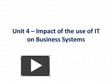 PPT – Unit 4 PowerPoint presentation | free to download - id: 8448af-NGE0Z