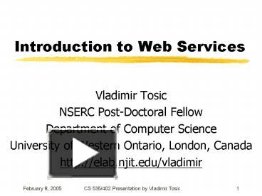Introduction to Web Services presentation | free to download