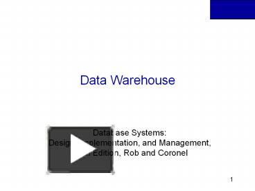 PPT – Database Systems: Design, Implementation, and Management, Sixth ...