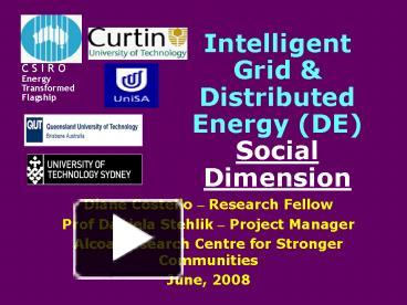 Intelligent Grid presentation | free to download