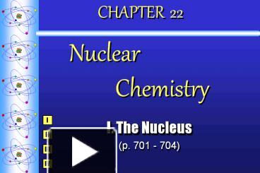 PPT – CHAPTER 22 Nuclear Chemistry PowerPoint presentation | free to ...