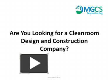 Cleanroom Design and Construction Company presentation | free to download