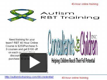 PPT – 40-hour online training PowerPoint presentation | free to ...