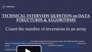 Count Inversions presentation | free to download