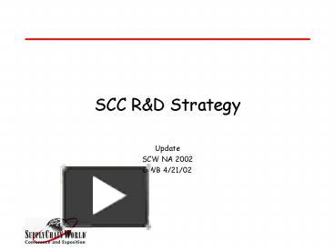 PPT – SCC R PowerPoint presentation | free to view - id: 849ef-ZDc1Z