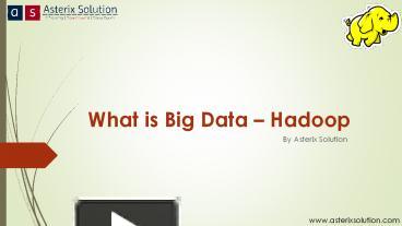 PPT – Big Data Hadoop Training Course Details PowerPoint presentation ...