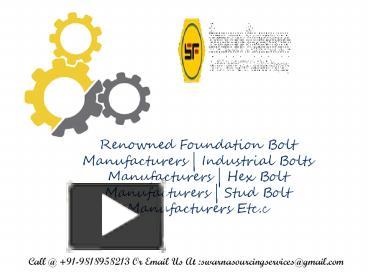 PPT – High Tensile Fasteners PowerPoint presentation | free to download ...