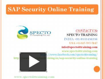 sap security online training hyderabad|sap training in hyderabad ...