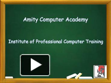 Institute of Professional Computer Training presentation | free to download