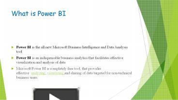 power of power BI presentation | free to download