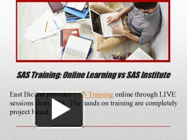 SAS Training: Online Learning vs SAS Institute presentation | free to ...