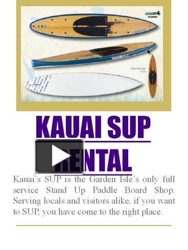 PPT – stand up paddle Kauai PowerPoint presentation | free to download ...