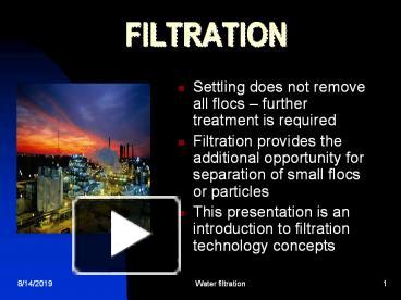 FILTRATION presentation | free to download