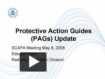 PPT – Protective Action Guides PAGs Update PowerPoint presentation ...