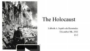 PPT – the holocaust PowerPoint presentation | free to download - id ...
