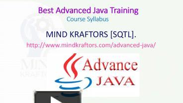 PPT – Advanced Java Training Institute In Pune PowerPoint presentation ...