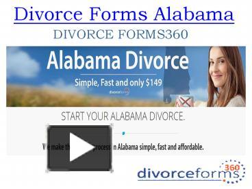 PPT – Divorce Forms Alabama PowerPoint presentation | free to download ...