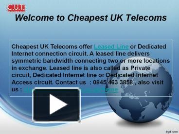 Telecom Providers in London - cheapestuktelecoms.co.uk presentation ...
