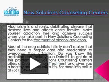 PPT – Intensive Outpatient Therapy for Alcohol Addiction Treatment ...