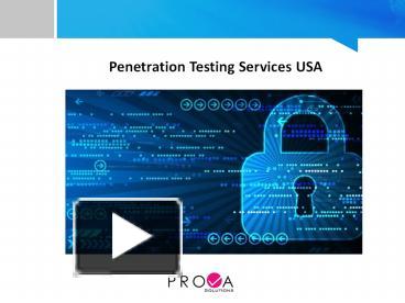PPT – Penetration Testing Services USA PowerPoint presentation | free ...