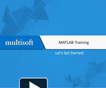 PPT – MATLAB Training PowerPoint presentation | free to download - id ...