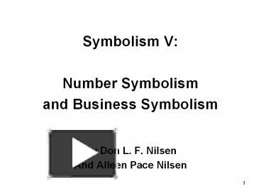 PPT – Symbolism%20V: PowerPoint presentation | free to download - id ...