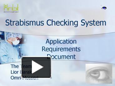 Strabismus Checking System presentation | free to view