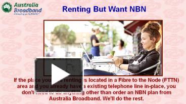 Getting the NBN from Australia Broadband presentation | free to download