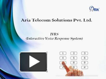 IVR System presentation | free to download