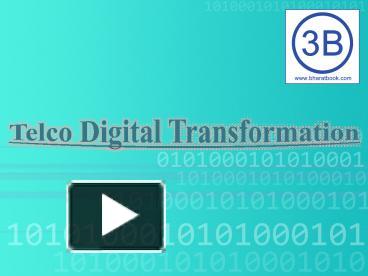 Telco Digital Transformation presentation | free to download