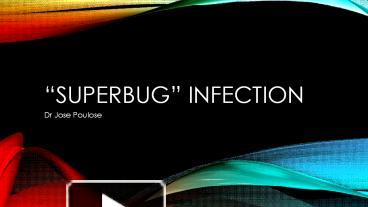 PPT – Overview of Superbug Infection by Dr Jose Poulose PowerPoint ...