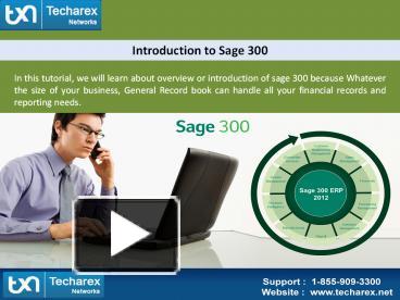Introduction to sage 300 presentation | free to download
