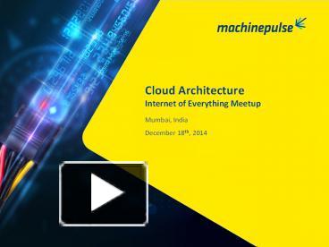 IoT Cloud Architecture presentation | free to download