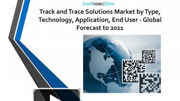 Track and Trace Solutions Market by Type, Technology, Application, End ...