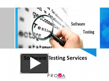 PPT – Software Testing Services PowerPoint presentation | free to ...