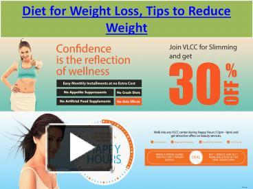 PPT – weight loss,weight loss plan PowerPoint presentation | free to ...