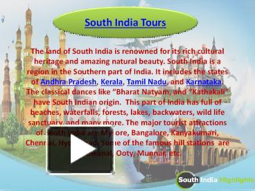 South India Travel Guide presentation | free to download
