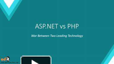 Asp.Net Application Development Ways presentation | free to download