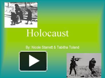 Holocaust presentation | free to view