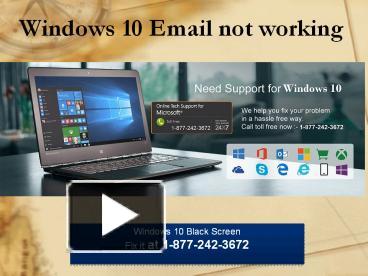 How to Fix Windows 10 Email Not Working presentation | free to download