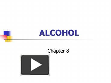 ALCOHOL presentation | free to view