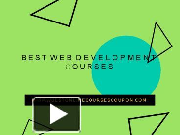 PPT – Best Web Development Courses PowerPoint presentation | free to ...