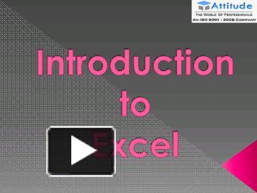 PPT – Advance Excel Training MIS Course Training Institute Delhi ...