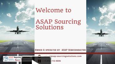 ASAP Sourcing Solutions – Aviation Components & Military Hardware ...