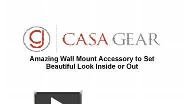 PPT – Amazing Wall Mount Accessory to Set Beautiful Look Inside or Out ...