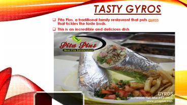 PPT – Best Tasty Gyros PowerPoint presentation | free to download - id ...