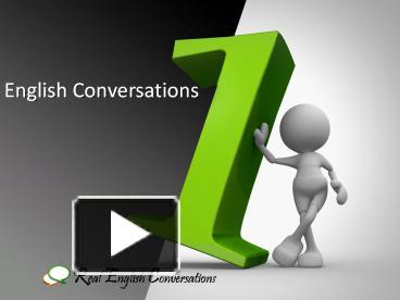 Free English Conversation presentation | free to download