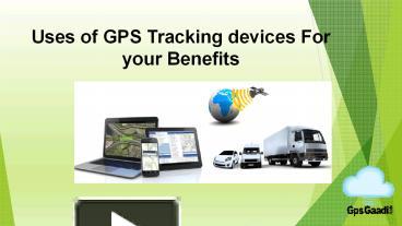 GPS Vehicle Tracking System presentation | free to download