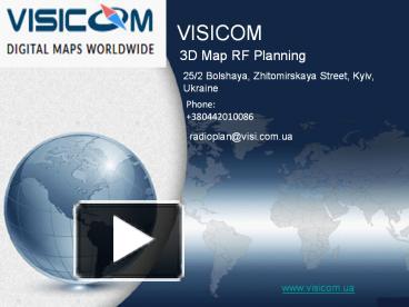 PPT – 3D Map RF Planning PowerPoint presentation | free to download ...