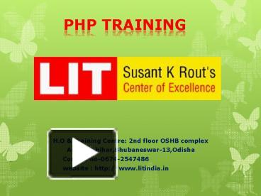 PPT – PHP training in Bhubaneswar PowerPoint presentation | free to ...